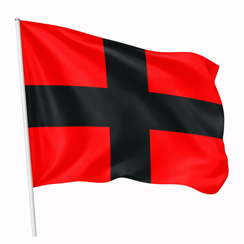 Drapeau croix personnalisé cousu | Fabricant UE | Ultrasshop.com